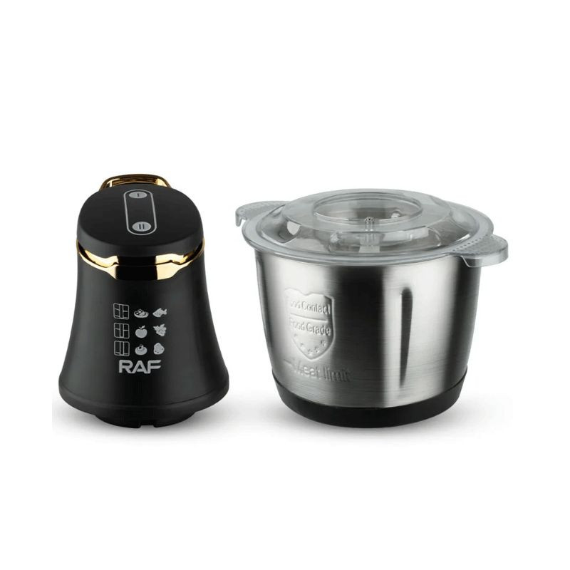 Hachoir Électrique Raf R.7035 1000Watts Silver au meilleur prix en Tunisie - Tunisiatech