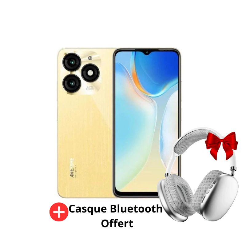 Smartphone Itel AWESOME A70 4Go 128Go 4G Gold prix Tunisie| Tunisiatech