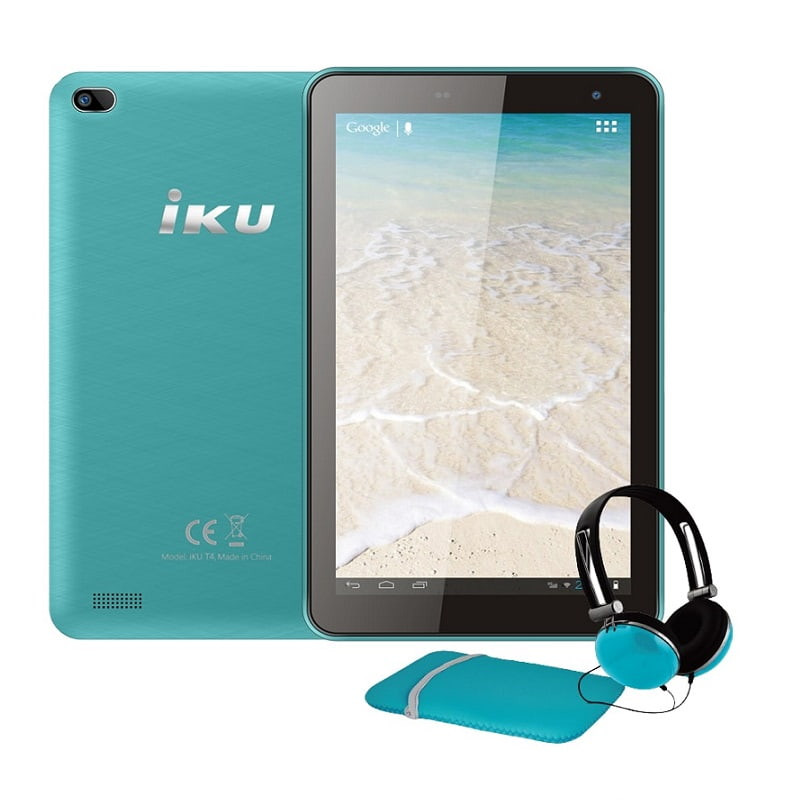 Tablette IKU T4 3G Turquoise prix et fiche technique |Tunisiatech
